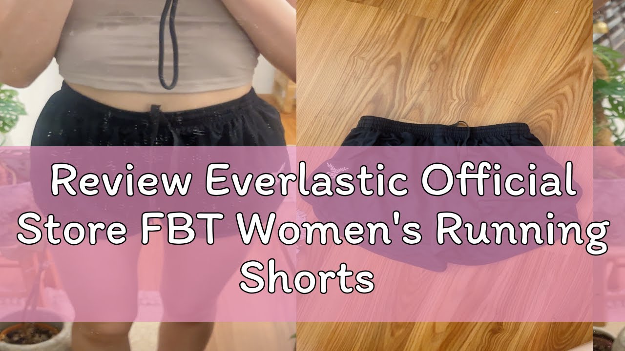 Review Everlastic Official Store FBT Women's Running Shorts Curve Cut ...