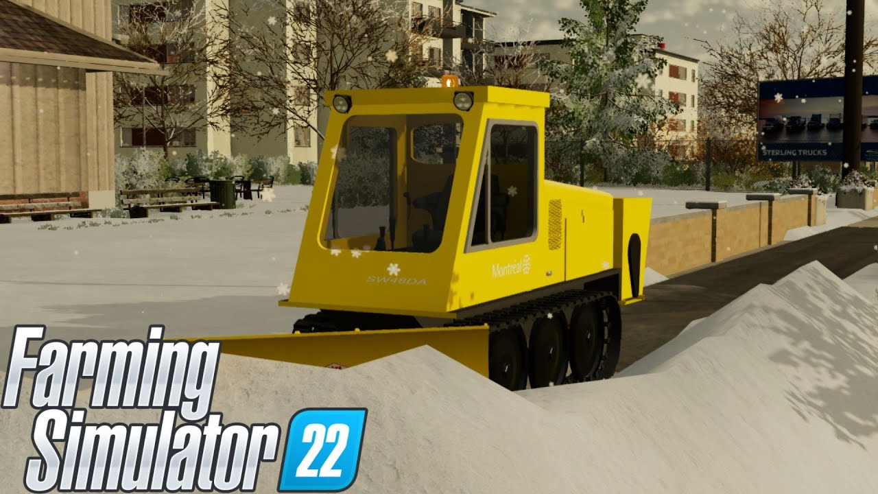Farming Simulator 22 | Snow Plowing | EP.1 - YouTube