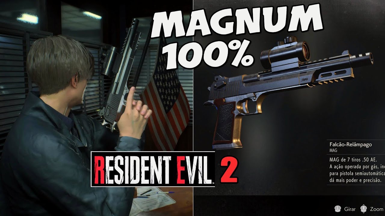 Resident Evil 2 Remake - Como pegar a Magnum completa - YouTube