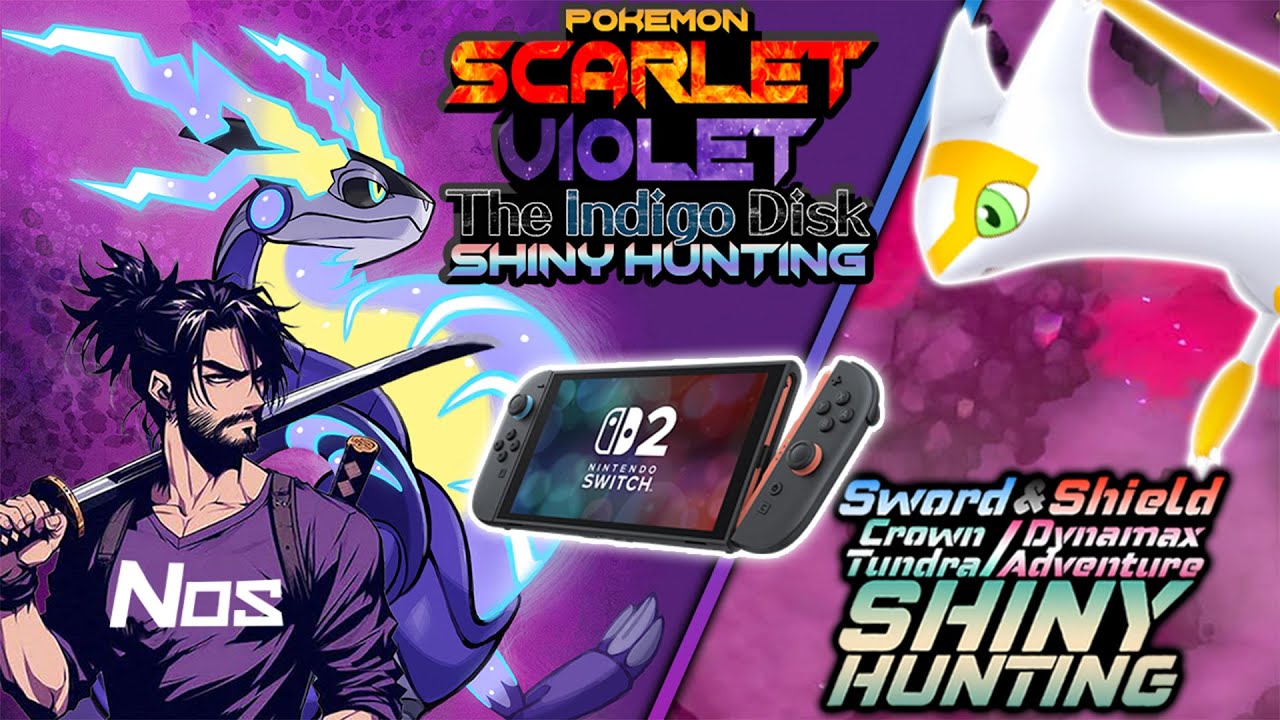 SWITCH 2 SHINY HUNTING AND CHILL!!! (Pokemon SwSh & SV) - YouTube