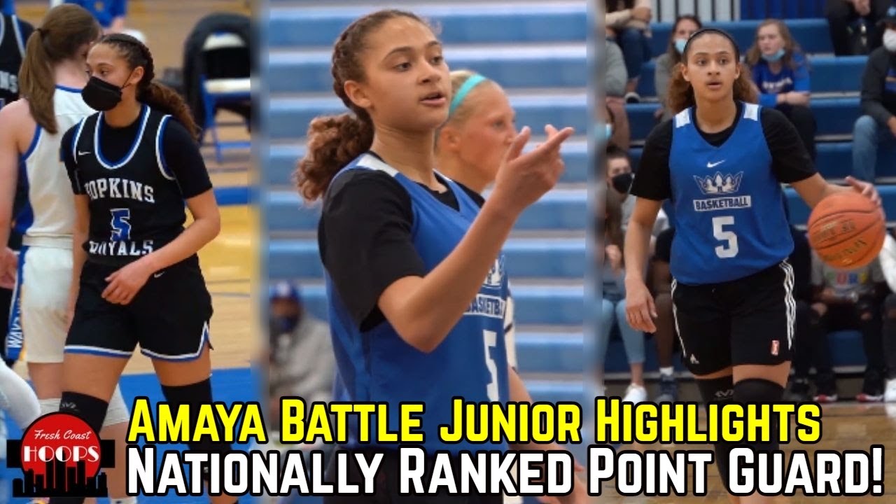 Minnesota Commit Amaya Battle Junior Season Highlights! - YouTube
