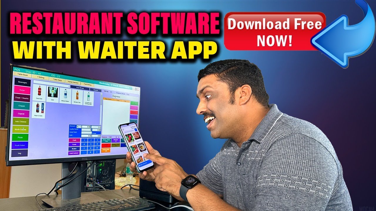 DOWNLOAD RESTAURANT SOFTWARE WITH WAITER APP 2023 - YouTube