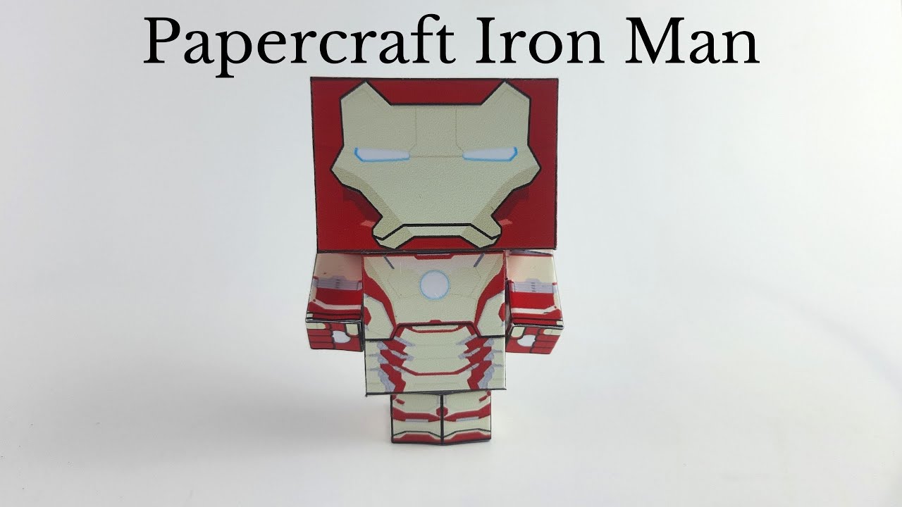 How To Create Origami Iron Man - DIY Easy Papercrafts - YouTube