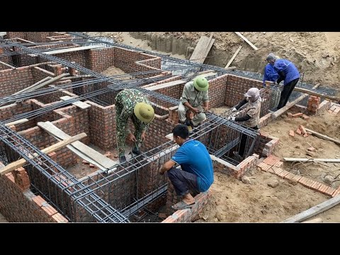 Great Technology And Skills To Build Large Reinforced Concrete Beam ...