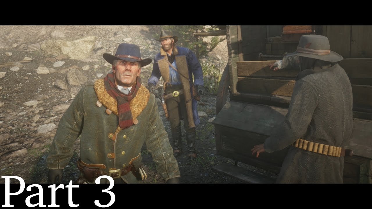 "First train robbery" Red dead redemption 2 playthrough part 3 - YouTube