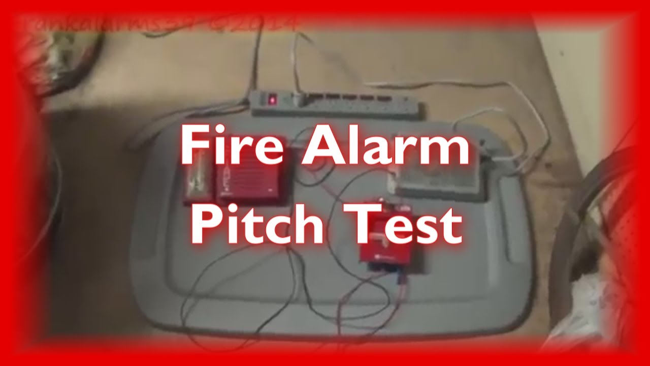 Fire Alarm Pitch Test 2 - YouTube