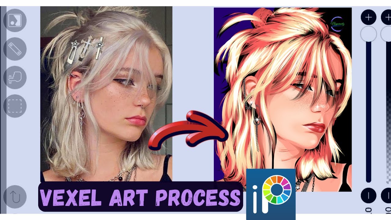 Speedpaint | How to vexel | Vexel art process - YouTube