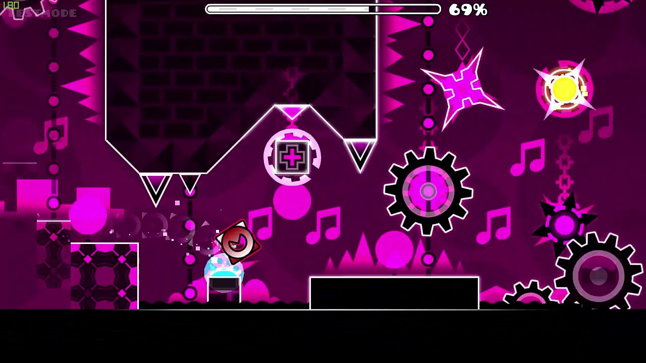 Geometry Dash - Windy Landscape progression (45-100) [Insane Demon ...