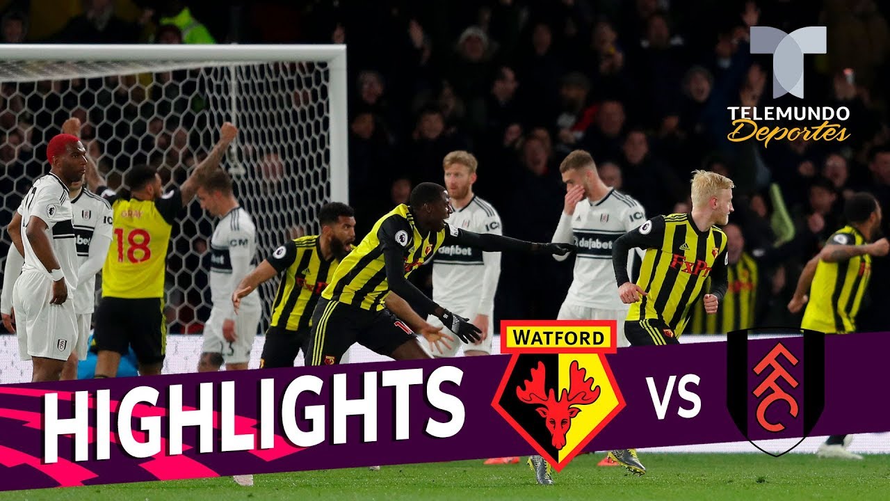 Watford vs. Fulham: 4-1 Goals & Highlights | Premier League | Telemundo ...