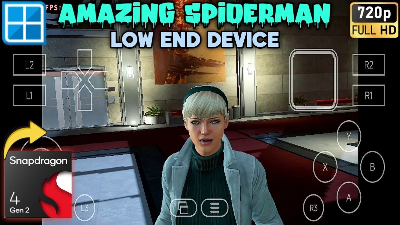 THE AMAZING SPIDER MAN GAMEPLAY On Snapdragon 4 Gen 2🔥 winlator cmod ...