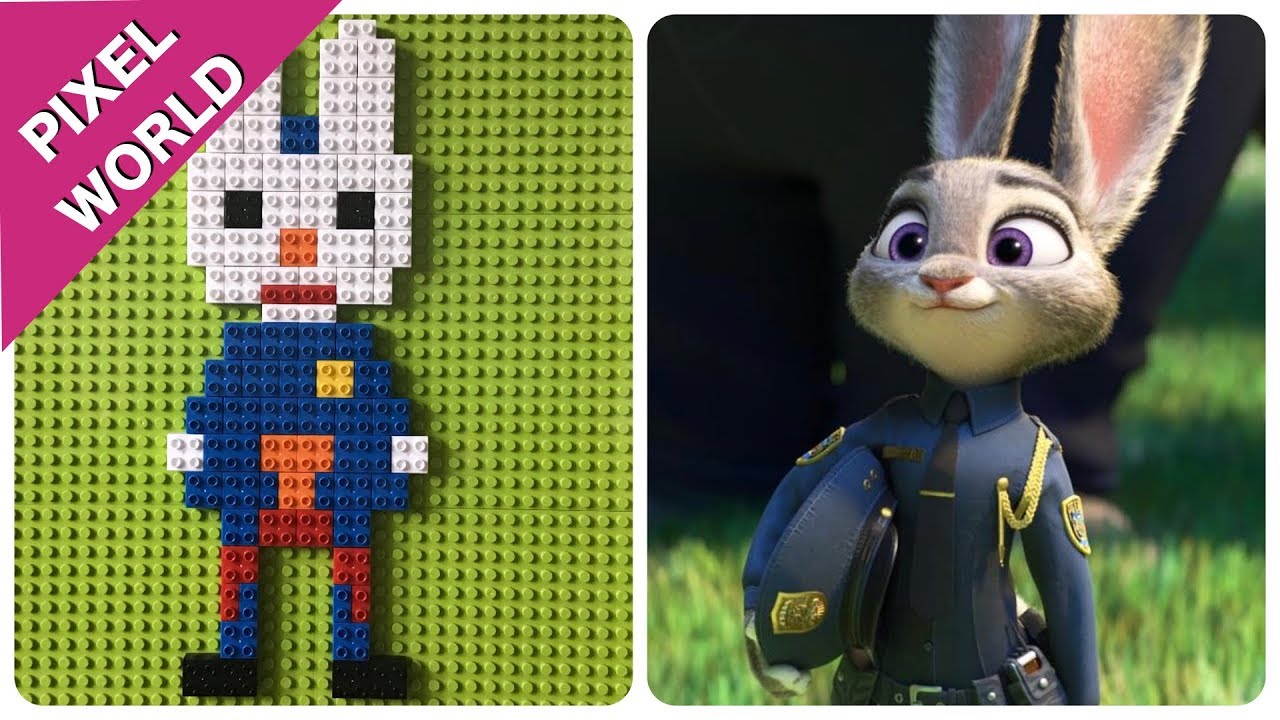 How to Build Judy Hopps | Zootopia by LEGO Blocks - YouTube
