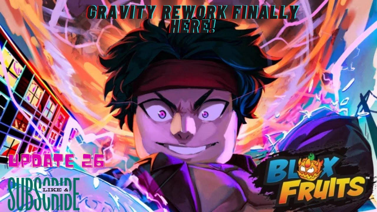 BLOX FRUITS LIVE UPDATE 26 ☄️ [GRAVITY REWORK] ☄️ #bloxfruits # ...