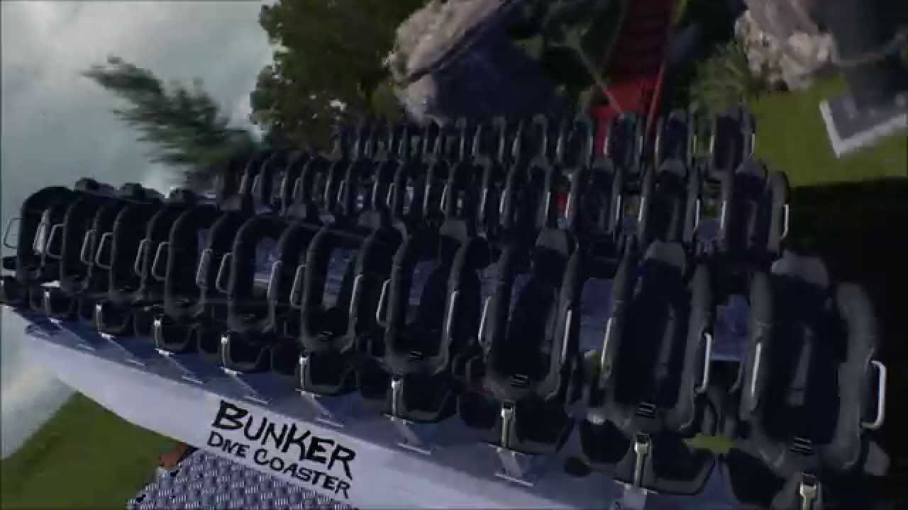 BUNKER | DIVE COASTER B&M | NOLIMITS 2 PRO [60FPS] - YouTube