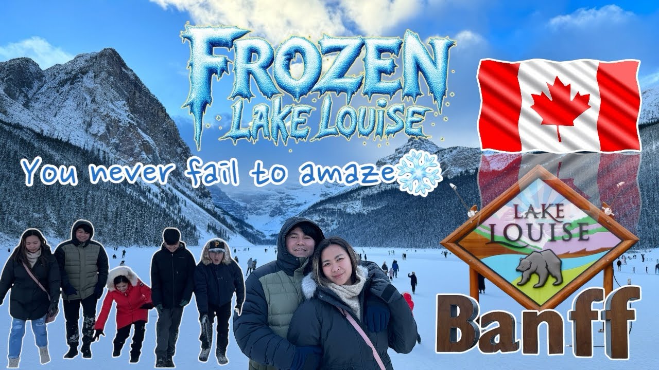 Frozen but fearless! ️🏔️ Who’s up for an epic Lake Louise winter ...