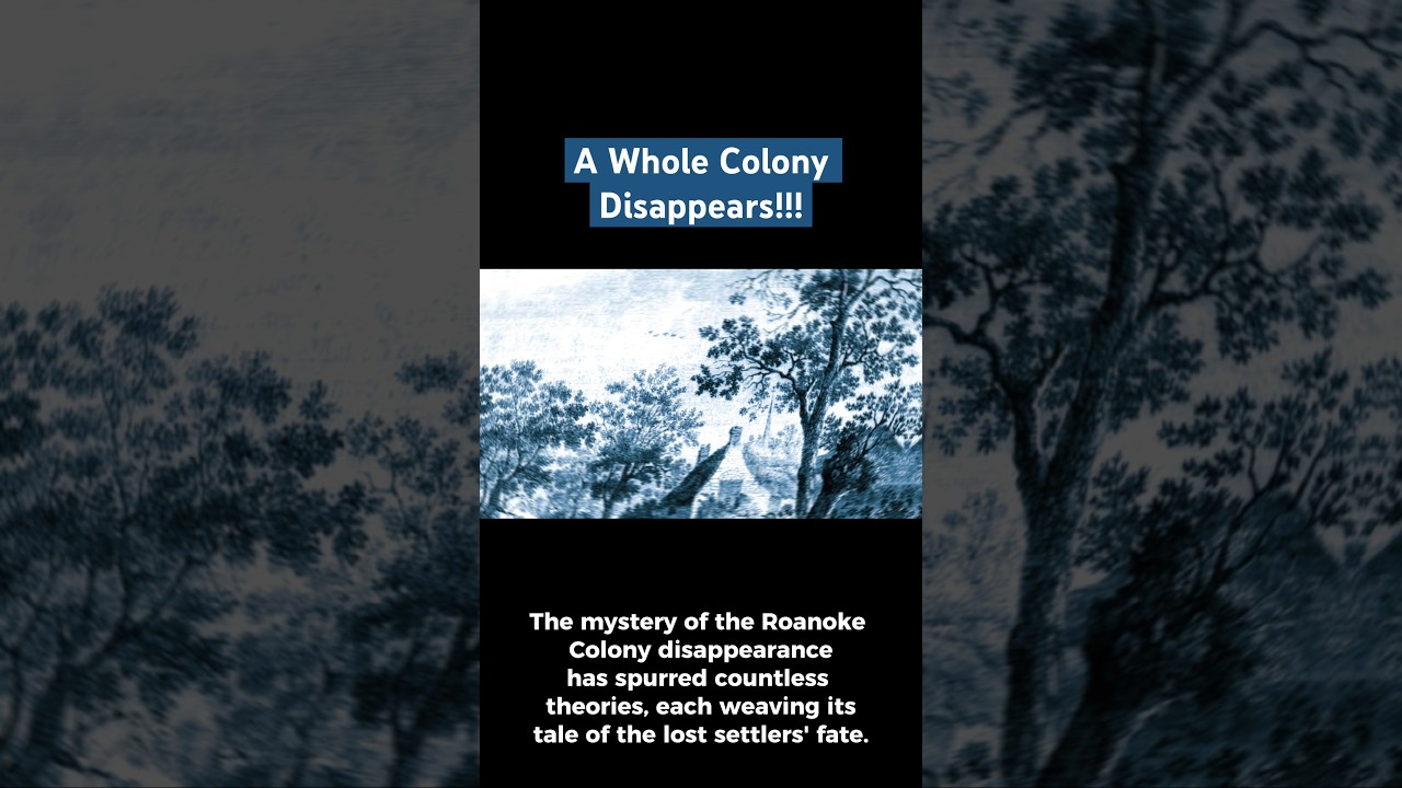 The mystery of the Roanoke Colony disappearance! #youtubeshort #foryou ...