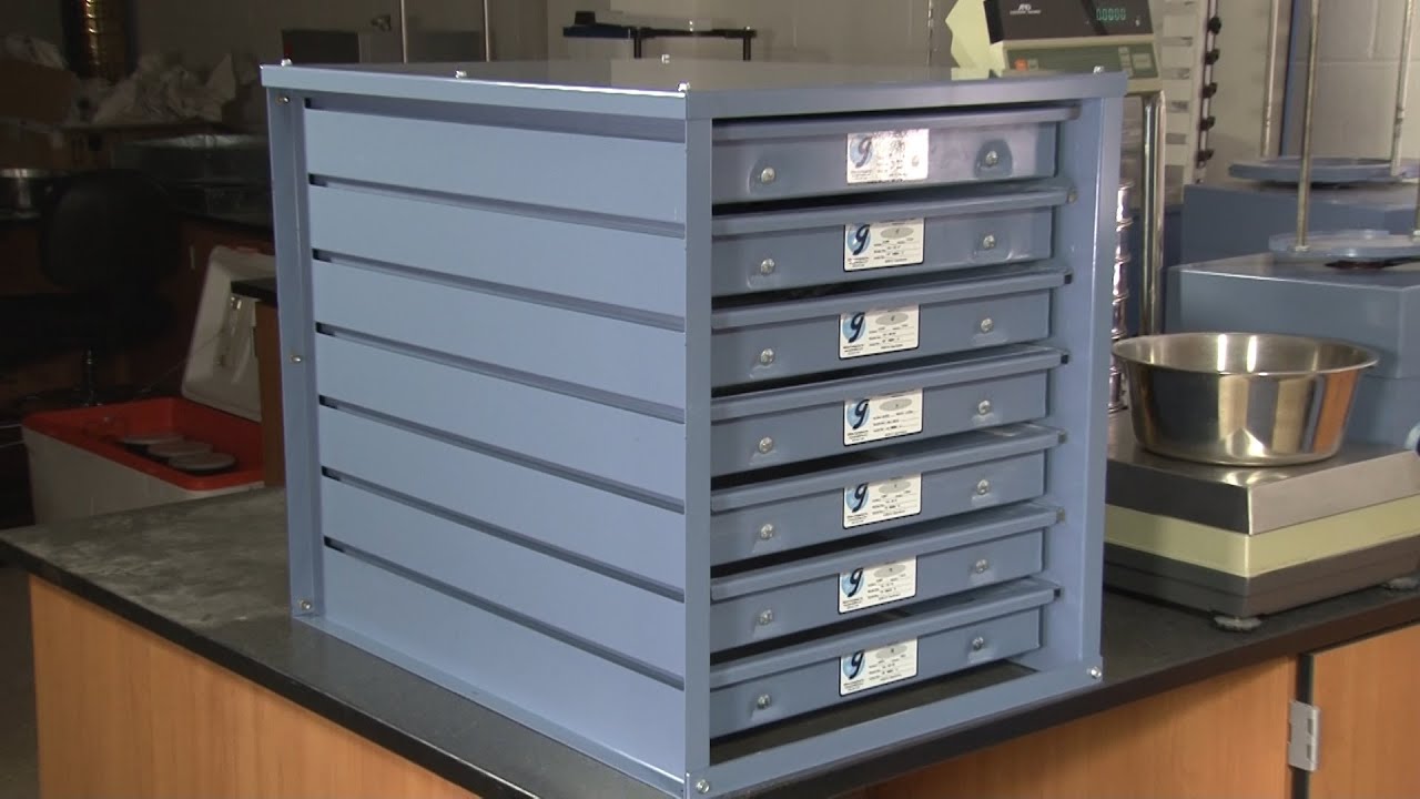 Gilson Screen Tray Storage Rack (TSA-156) - YouTube
