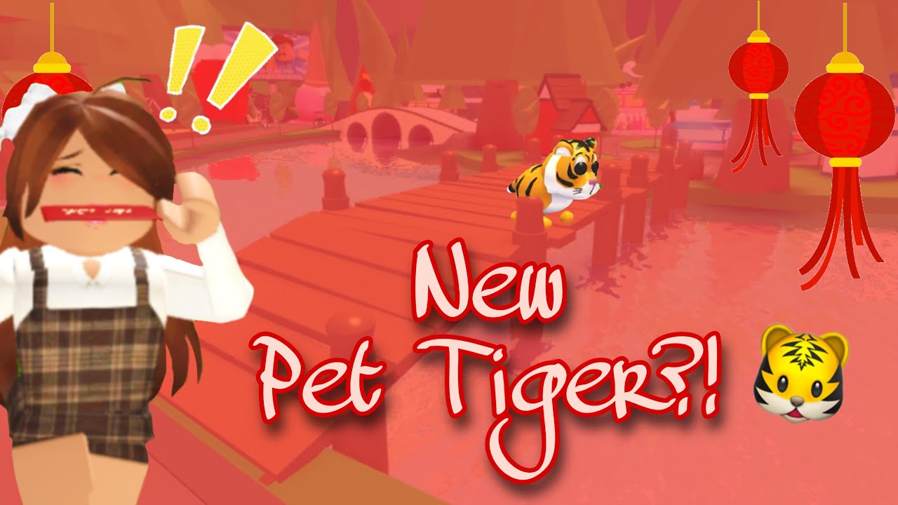 New Pet Tiger?! Lunar Update?? *Adopt Me!* - YouTube