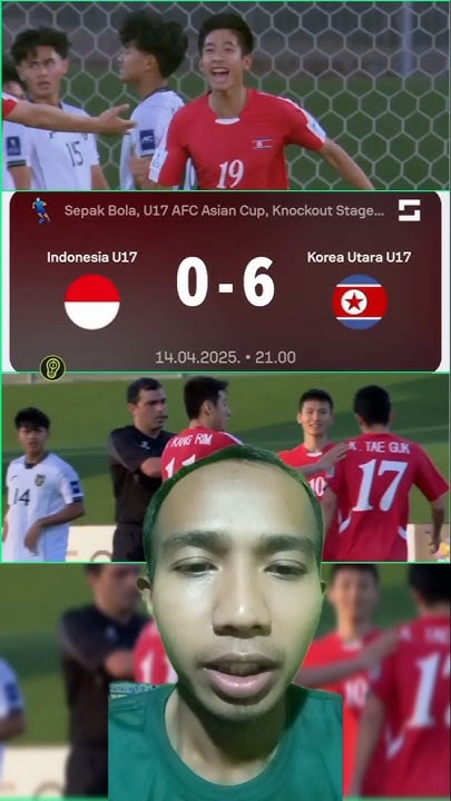 Korea Utara U17 (6) vs Indonesia U17 (0), Kore Utara U17 Lolos Ke Semifinal Piala Asia U17 2025 ...