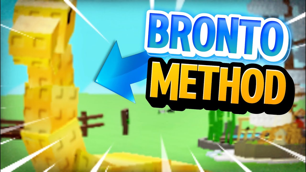 Using the Bronto Method in Grow a Garden! - YouTube