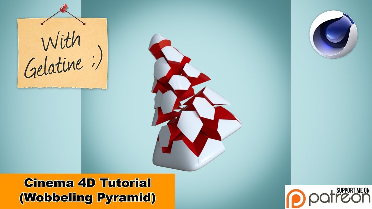 Wobbeling Pyramid (Cinema 4D Tutorial) - YouTube