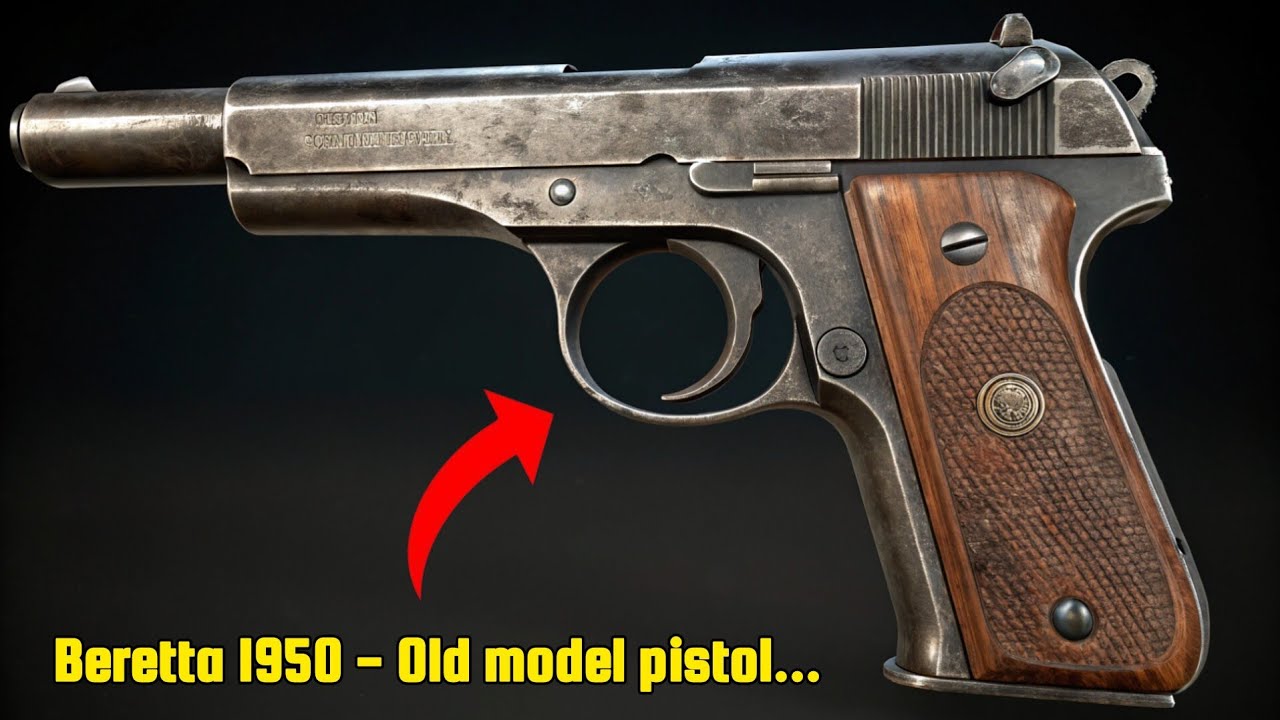 Beretta Model 1950 9mm Old Model | Classic Italian Handgun Review ...