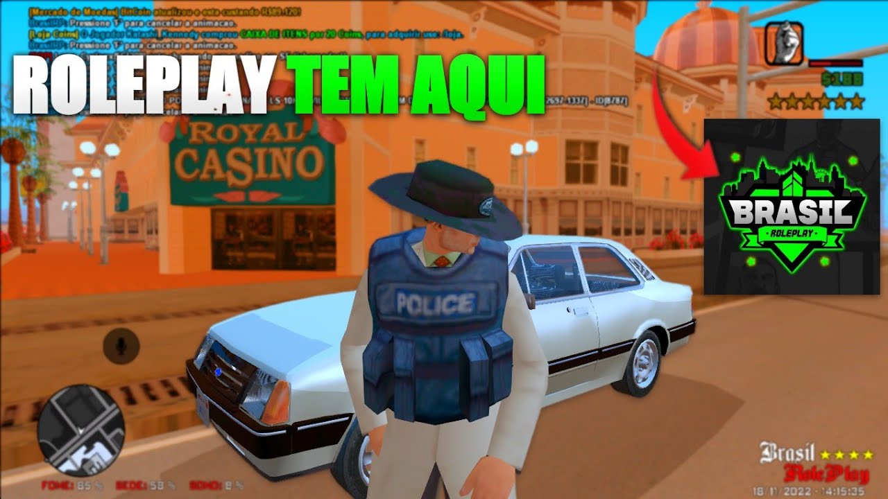 O NIVEL DO ROLEPLAY NESSE SERVIDOR É INCRIVEL - GTA SAMP ANDROID E PC ...