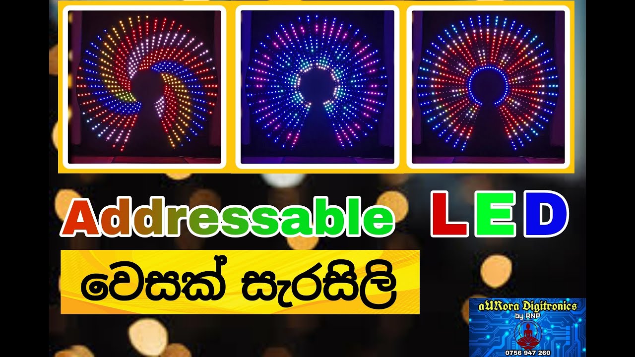 4 Feet - 688 NeoPixel LED Buduras Malawa - T1000s Controller, WS2811 ...