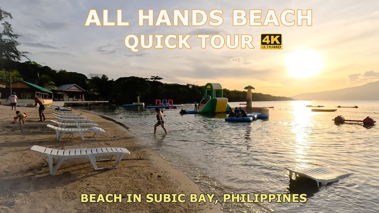 BEACH IN SUBIC BAY 1 - ALL HANDS BEACH RESORT - YouTube