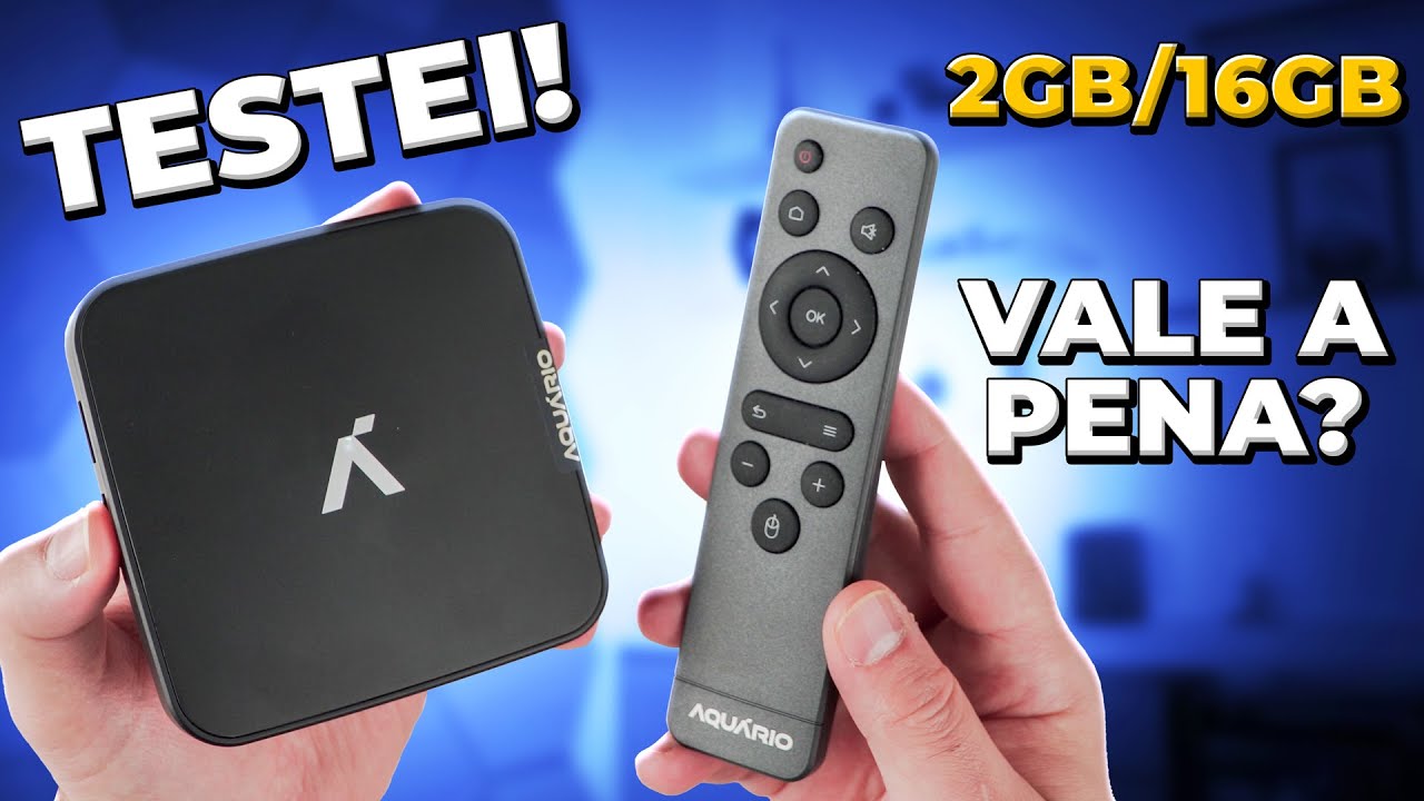 Testei o Tv Box AQUÁRIO STV 3000 PLUS - VALE A PENA? - YouTube