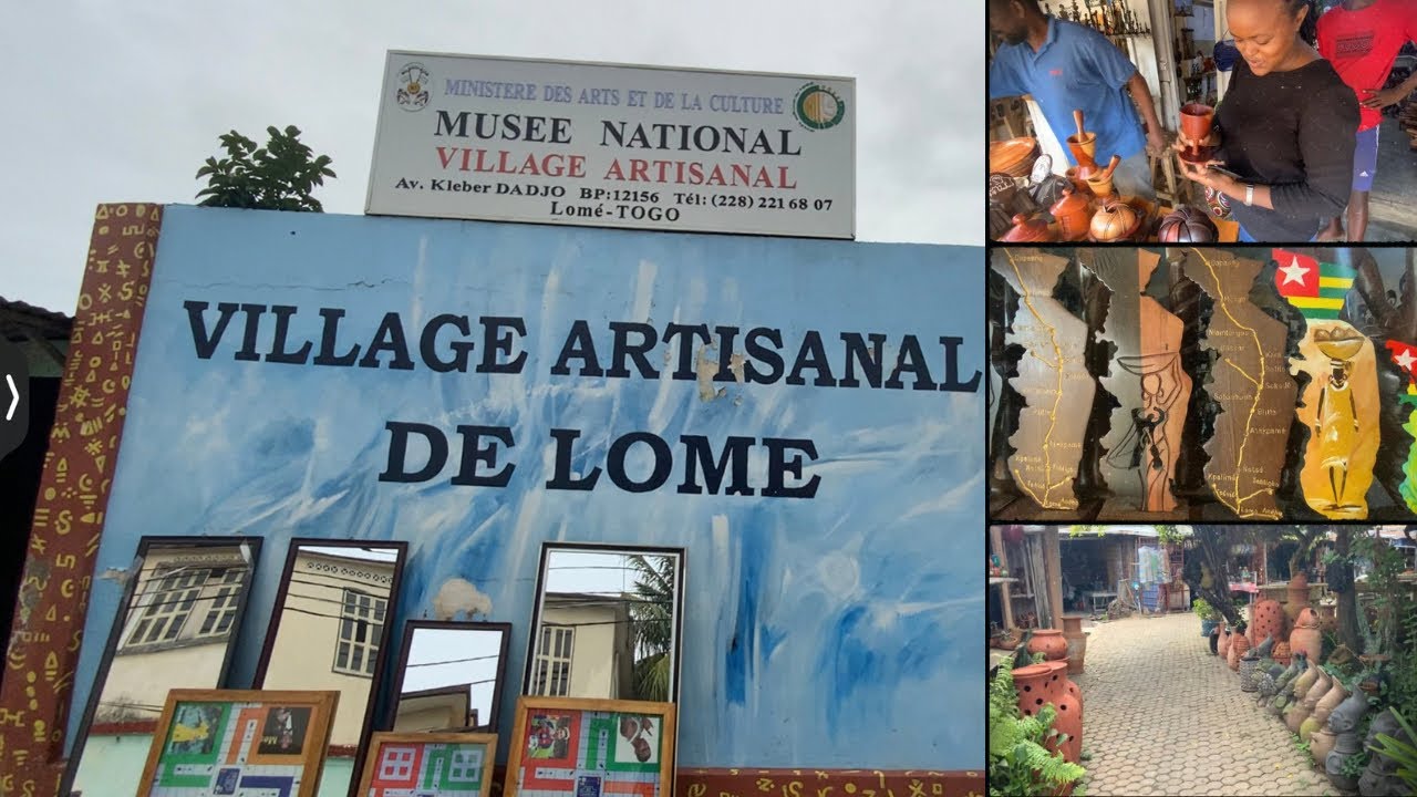 Village Artisanal de Lome. Musée National. Lomé Togo 🇹🇬 A day in my ...