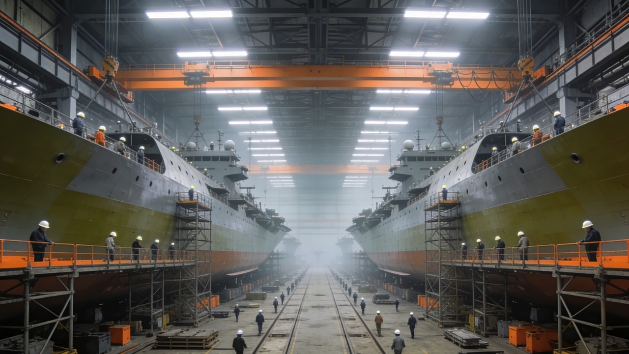 Inside the Aircraft Carrier Factory: Building theLargest Warships on ...