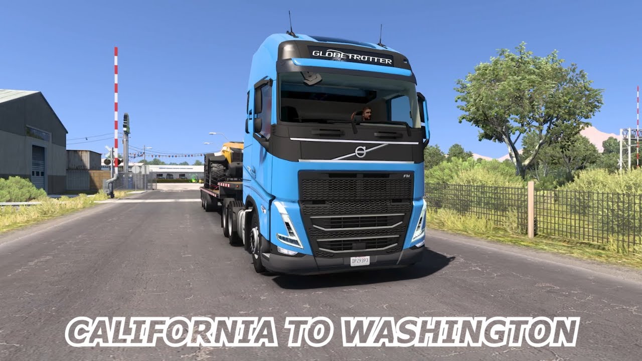 California To Washington Autonomous Tractor Delivery | ATS - YouTube