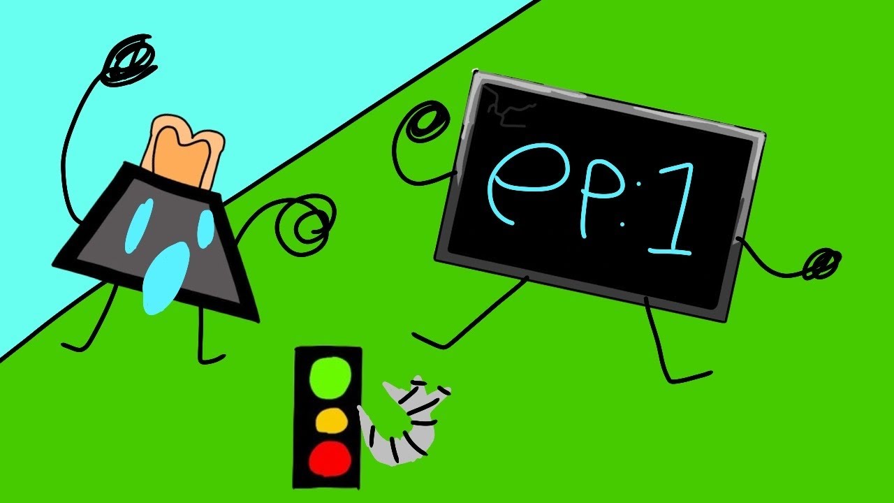 Objects battle for pizza island episode 1 #bfdi #animation #viral - YouTube