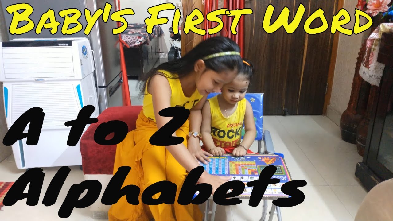 Baby's First Words | Toddlers Learning | Alphabet | A to Z Alphabet ...