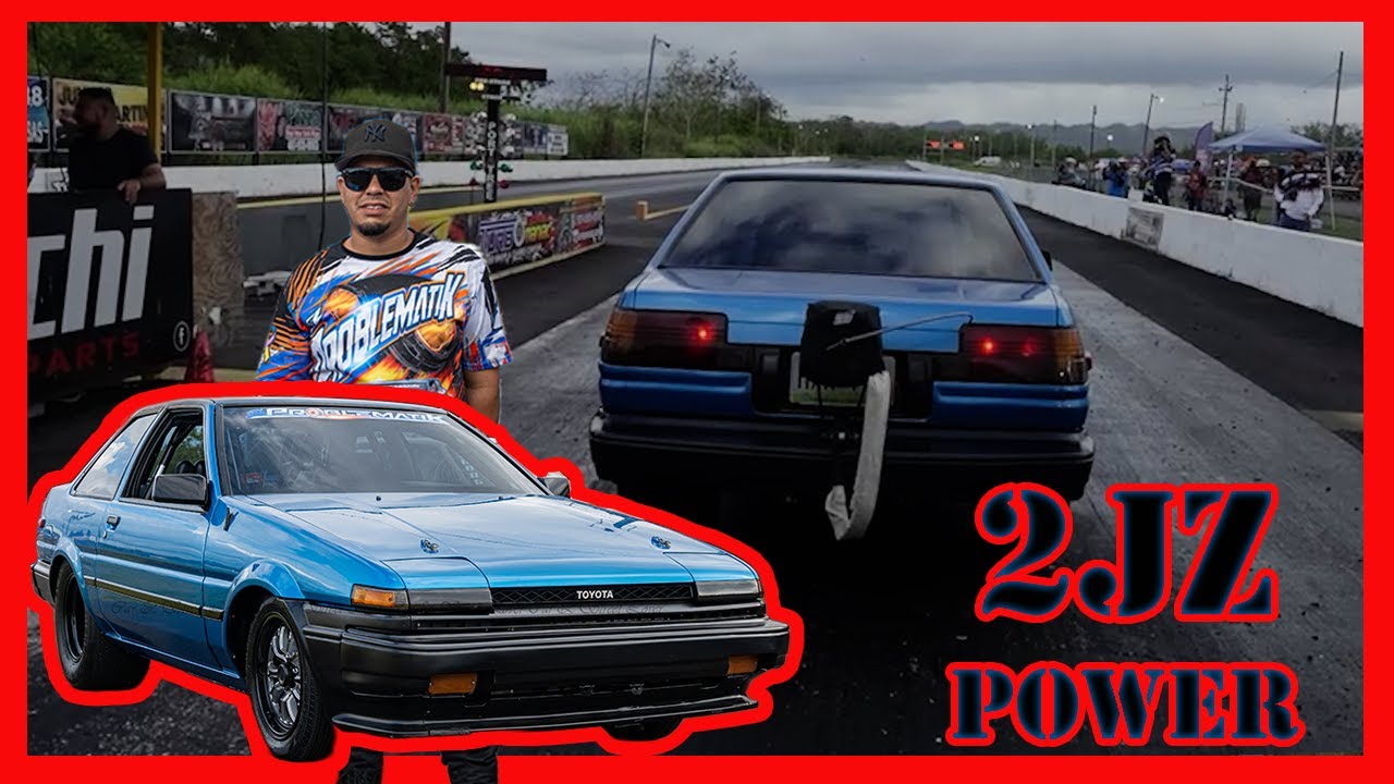 2JZ Toyota Corolla AE86 de calle en los 8 segundos!! El Problematik ...
