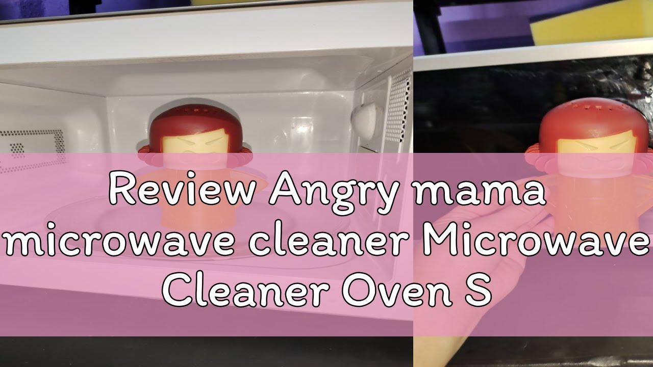 Review Angry mama microwave cleaner Microwave Cleaner Oven Steam ...