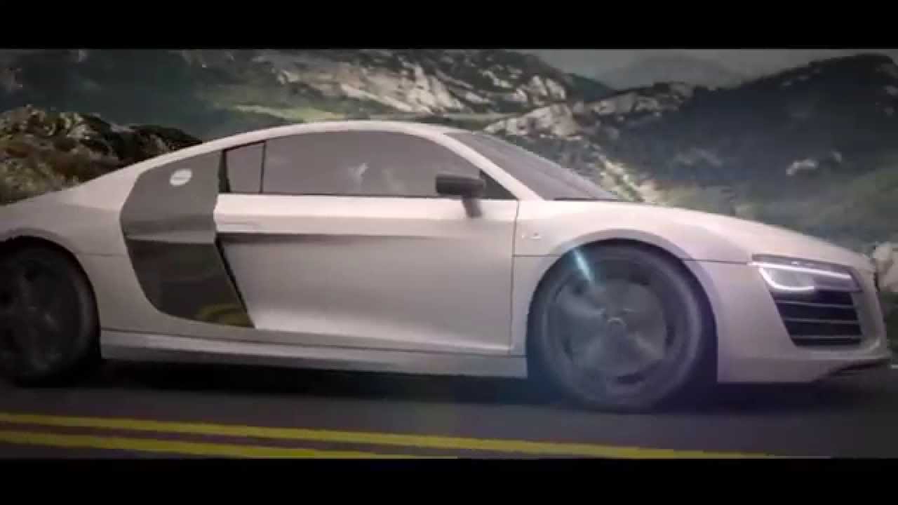 Audi R8 V10 Plus 3D Animation Commercial - YouTube
