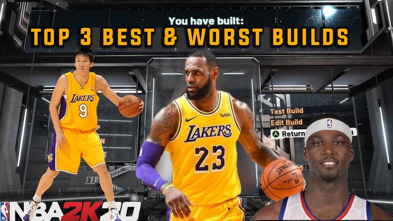 THE TOP 3 BEST & WORST BUILDS IN NBA 2K20! Most Overpowered broken ...