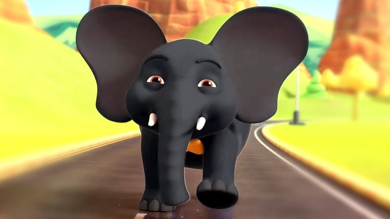 Ek Mota Hathi || एक मोटा हाथ || Hindi Rhymes for Kids || hindi peom for ...
