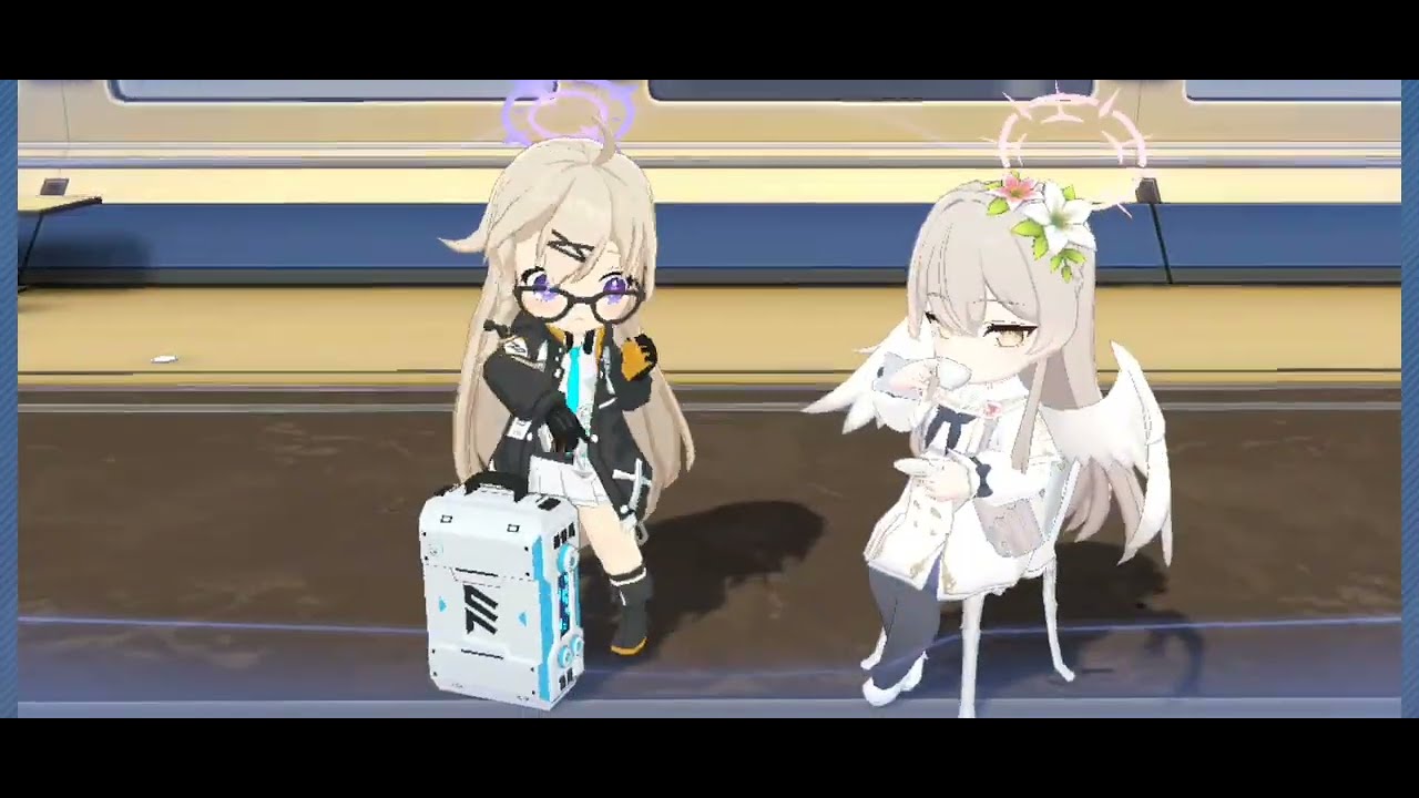 Blue Archive train stage - YouTube