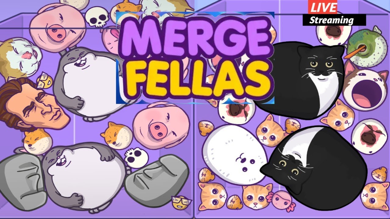 Live gameplay game merge fellas game santai bermain sambil ngopi # ...