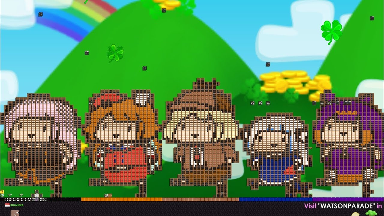 Watson Parade | Growtopia Pixel Art - YouTube
