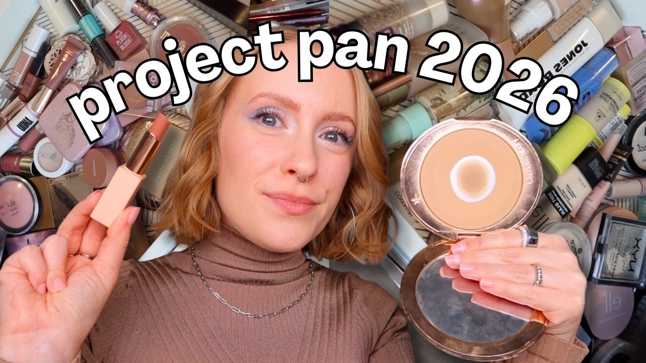 Introducing PROJECT PAN 2026 // using up my makeup collection - YouTube