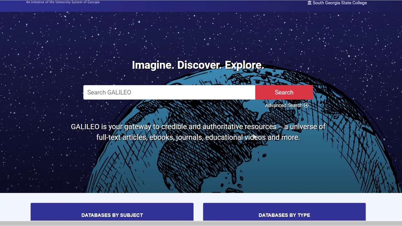 Finding Specific Journals and Magazines in GALILEO Search - YouTube