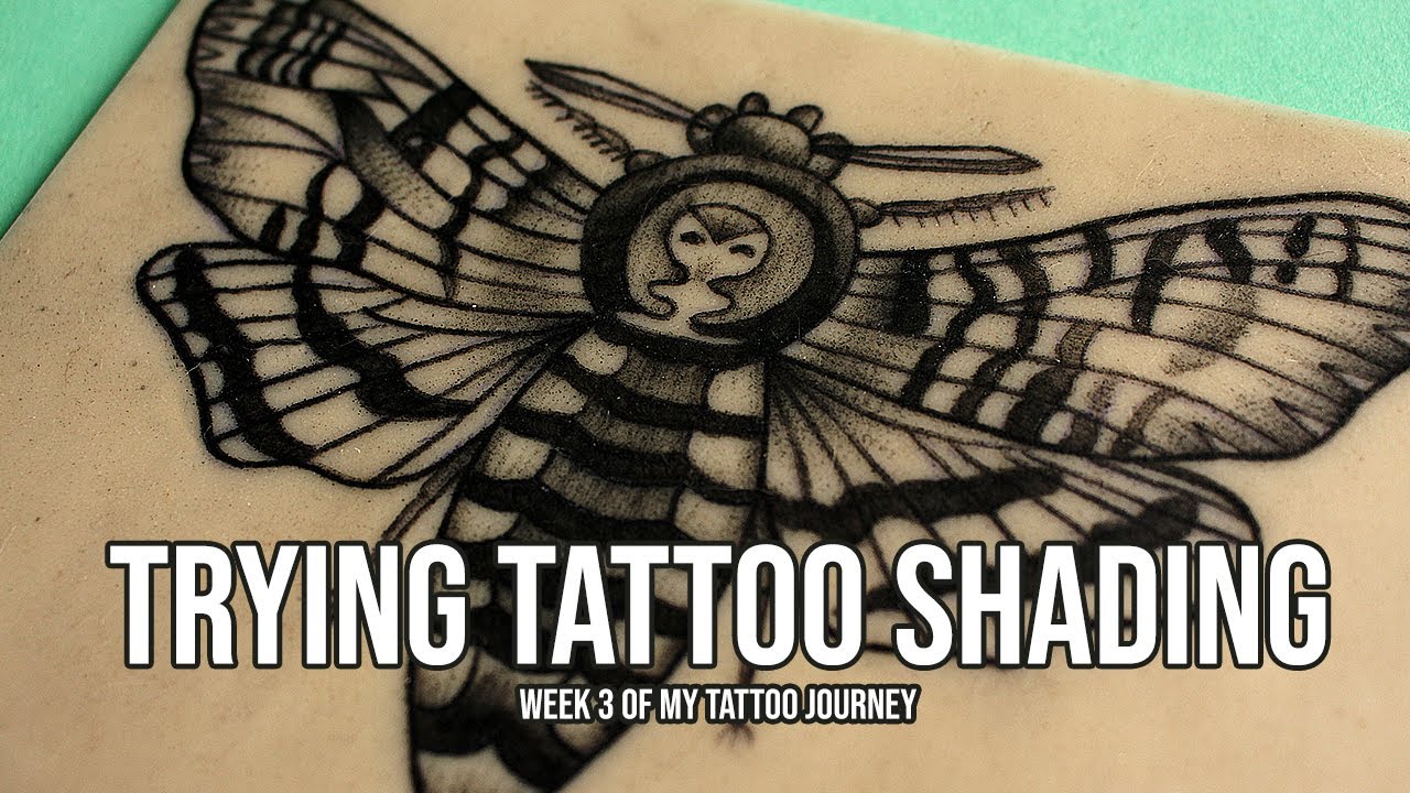 WEEK 3 OF MY TATTOO JOURNEY | TRYING SHADING TECHNIQUES - YouTube