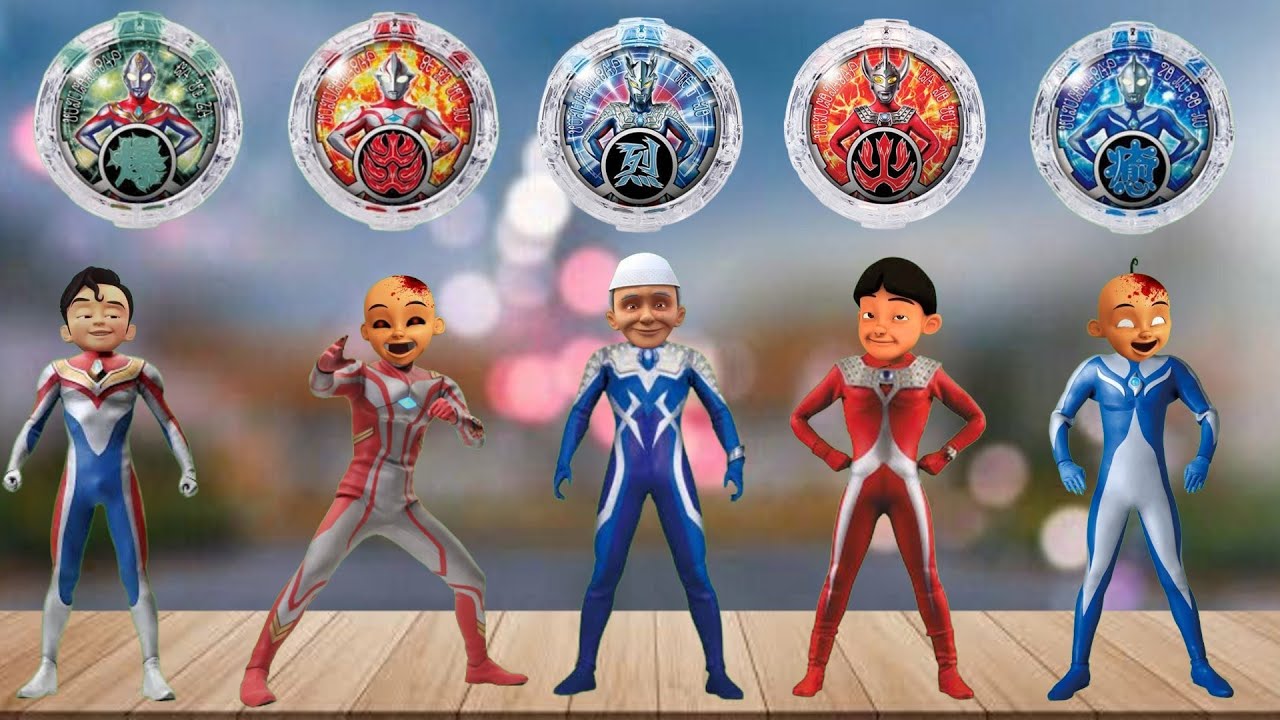 SERU ‼️ UPIN IPIN BERUBAH MENJADI ULTRAMAN | ULTRAMAN GINGA, DYNA, TIGA ...