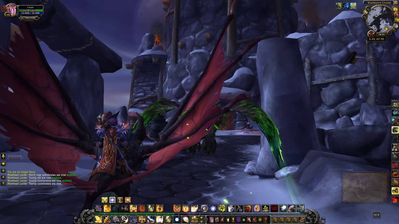 Bladespire Citadel Explore Frostfire Ridge - YouTube