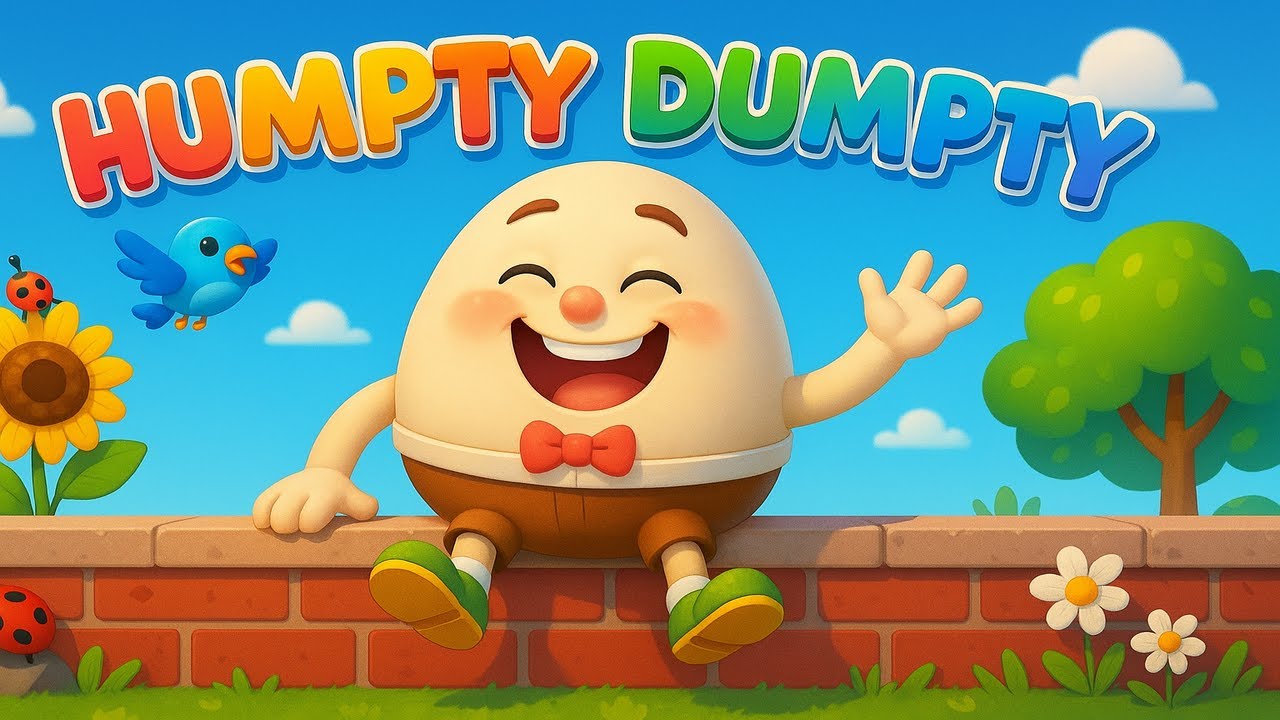 Humpty Dumpty Song for Toddlers | Fun Nursery Rhymes & Learning Play ...