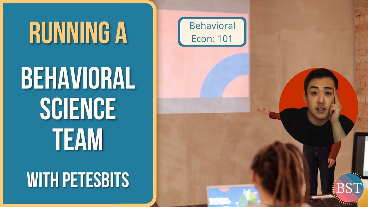 How To Run A University Behavioral Science Team (w/ PetesBITs) - YouTube