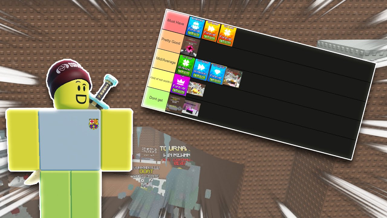 Ranking ALL Football RNG Gamepasses - YouTube